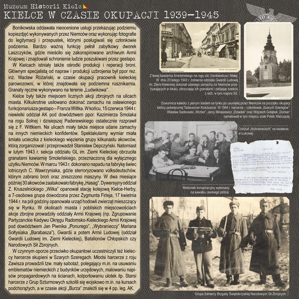 Kielce w czasie okupacji 1939 - 1945 | Muzeum Historii Kielc