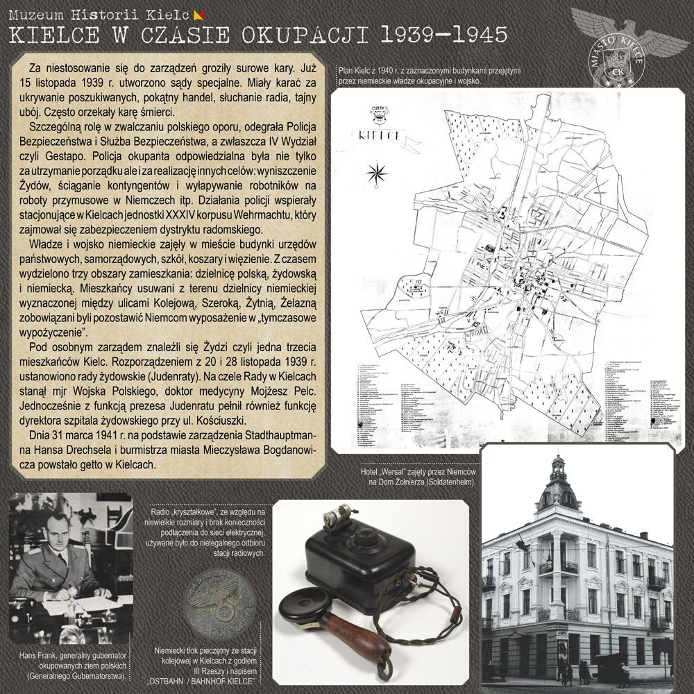 Kielce w czasie okupacji 1939 - 1945 | Muzeum Historii Kielc